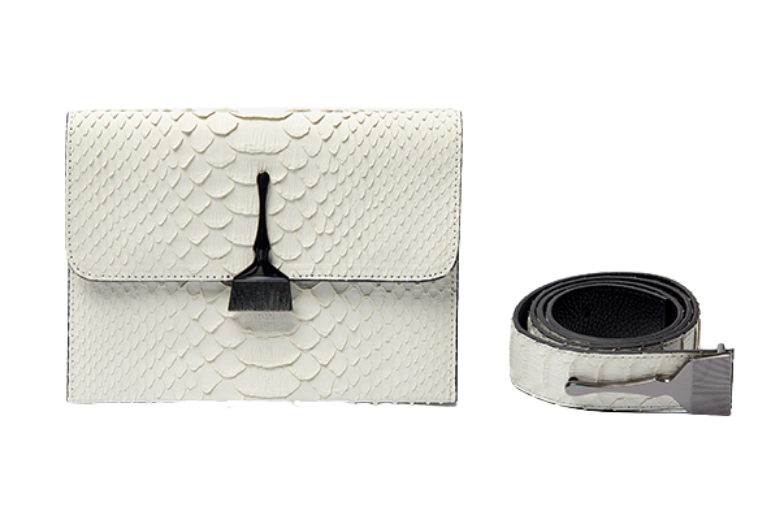 Geanta sălbatică în alb